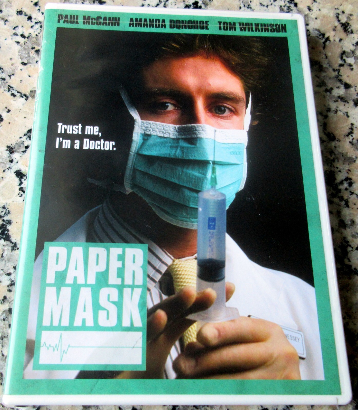 PAPER MASK DVD Medical Thriller Great Pretender Paul McGann Amanda ...