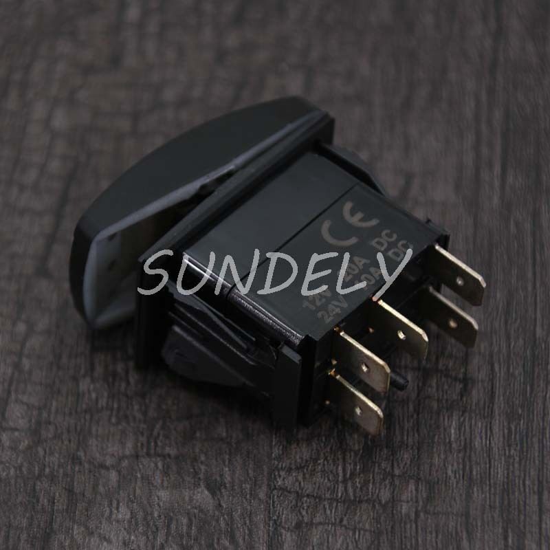 Modification Toggle Rocker Switch "BUMPER LIGHT BAR" Symbol 12V/24V DC ...