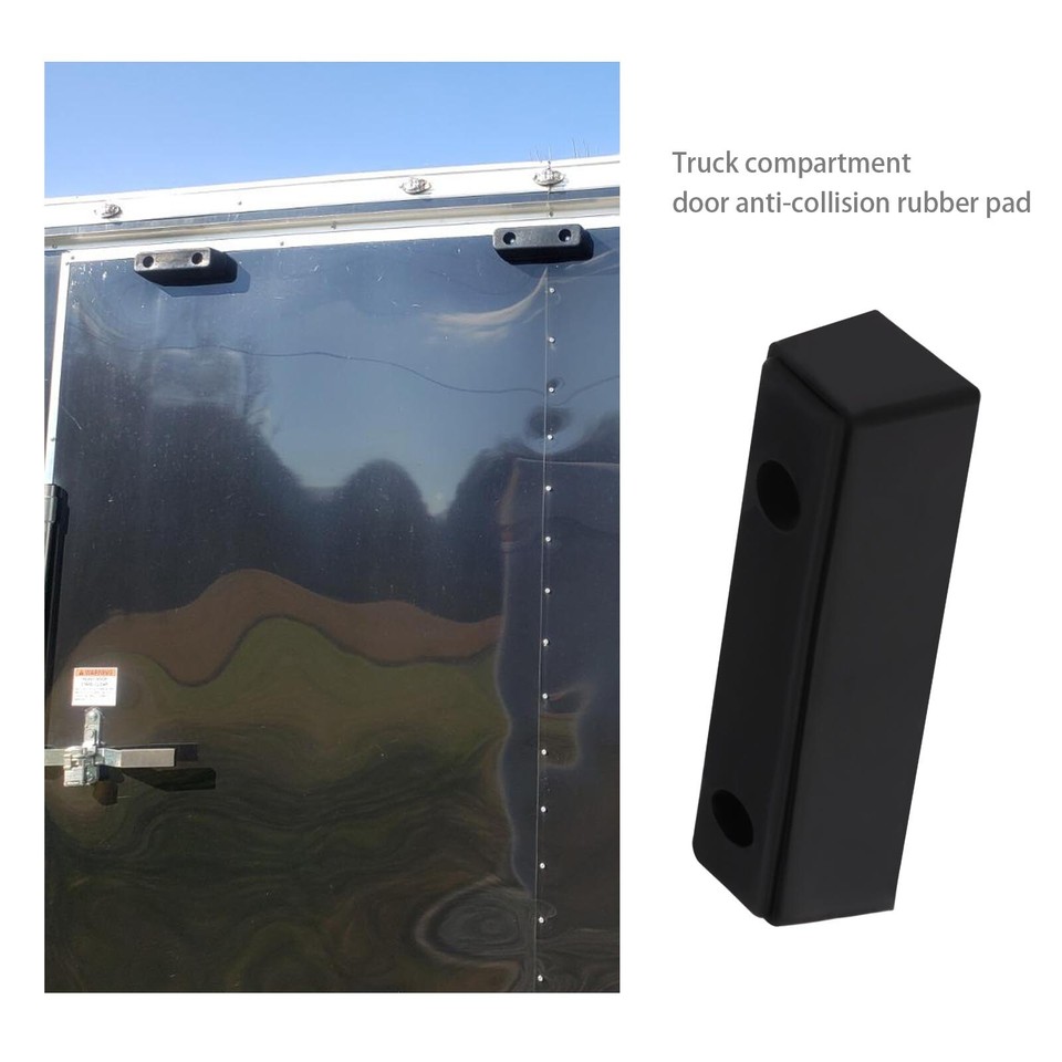 2x Rubber Bump Stop Buffer Bumper Truck Trailer Heavy Door Anti ...