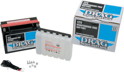 Drag Specialties AGM Battery for Harley 80-96 Touring FLH FLT Models ...