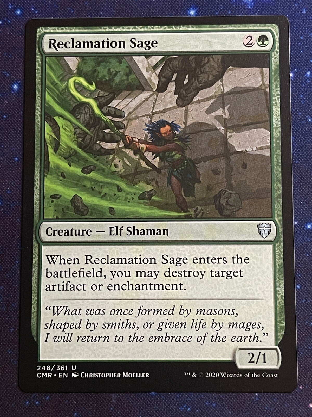MTG+Reclamation+Sage+Commander+Legends+248%2F361+Regular+Uncommon for ...