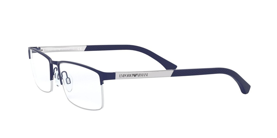 Emporio Armani EA1041 Eyeglass Frames 3131 55mm Blue Rubber | eBay