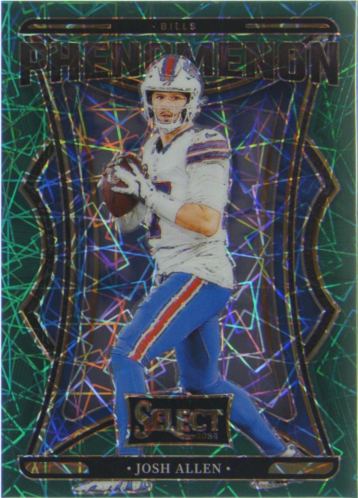 2024 Panini Select - Phenomenon Josh Allen #25 Green Prizm /5 for sale ...