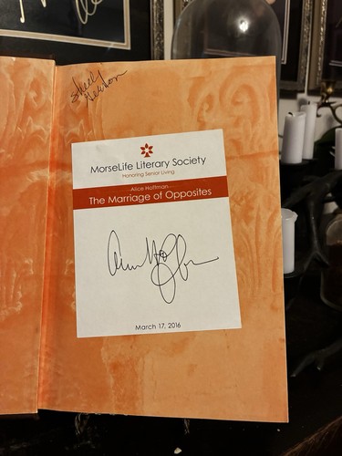 Alice Hoffman The Dovekeepers Signed Autograph Hardback With Sticker ...