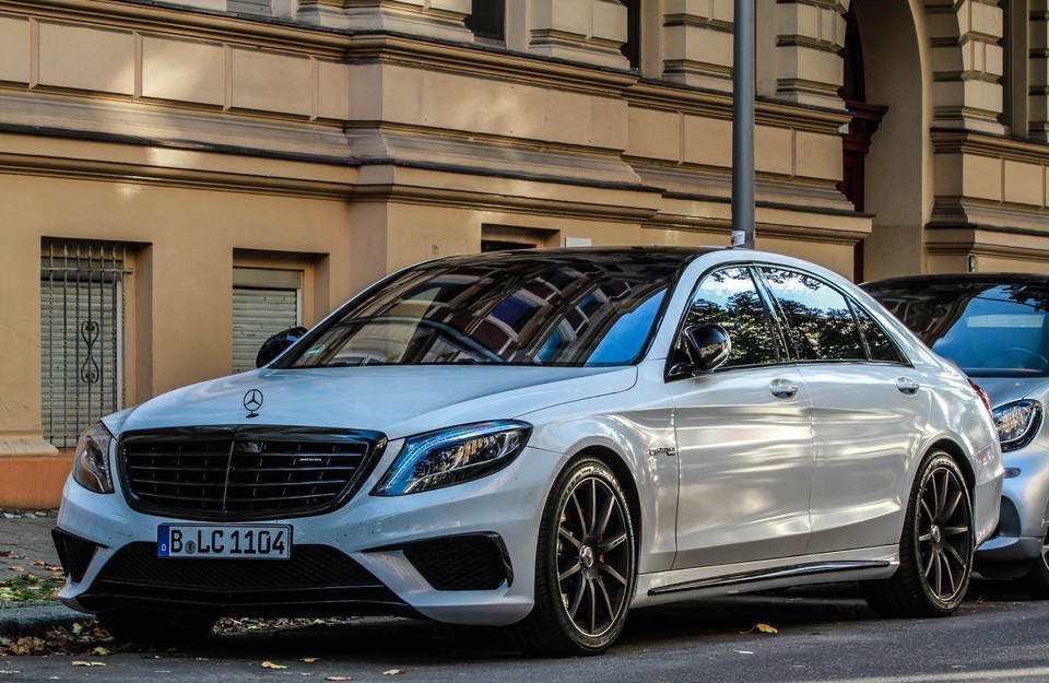 20” Mercedes S65 S63 AMG Black Wheels Rims S550 Factory Original Stock ...