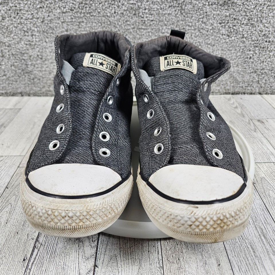 Converse Chuck Taylor All Star Mens Street Mid Shoes Wolf Grey Size 10 ...