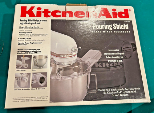 NOS KitchenAid Pouring Shield Clear Plastic Model KPS2CL for a Lift ...