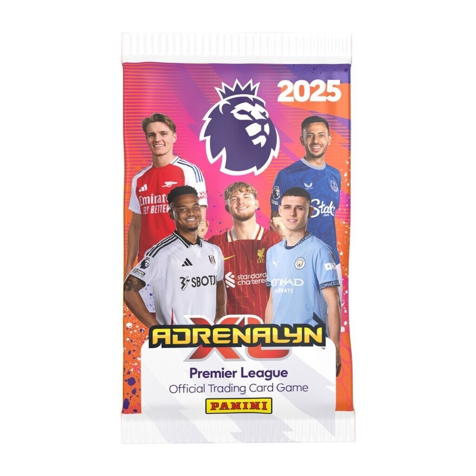 2024-25 Panini Adrenalyn Premier League Soccer Cards 50 Pack Box (400 ...