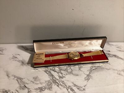 Vintage 70's Kronotron Electra 360 Watch Men Manual Watch | eBay
