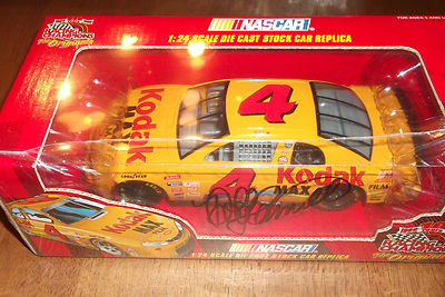 BOBBY HAMILTON AUTOGRAPHED #4 KODAK MAX 1:24 SCALE RACING CHAMPIONS (43 ...