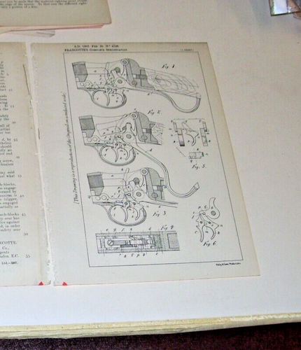 SAFETY DEVICE FOR PIVOTTED BREECH-BLOCKS FIREARMS PATENT FRANCOTTE ...