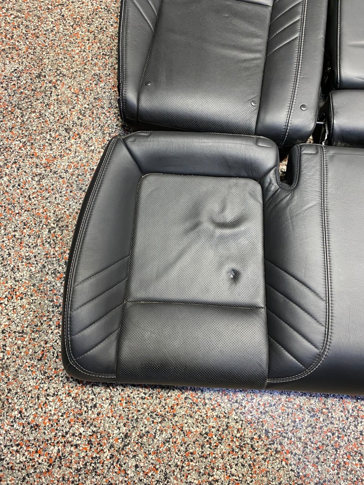 2016 Dodge Challenger Hellcat OEM Full Black Leather Front Rear Seats ...