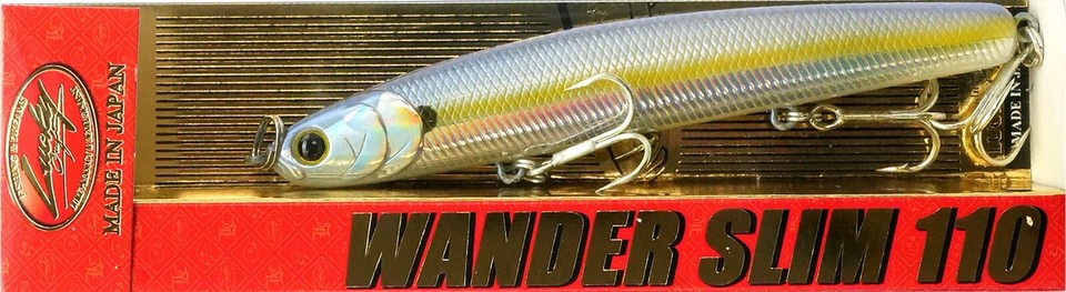 LUCKY CRAFT Wander Slim 110 - 580 MH Chartreuse Shad (1qty) JIG MINNOW ...