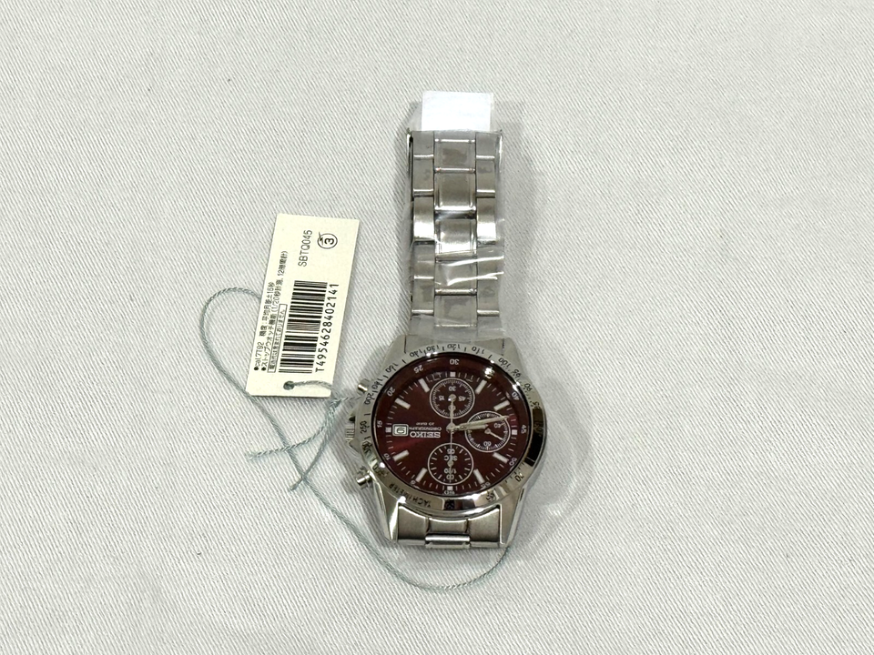 SEIKO SPIRIT SBTQ045 Chronograph Men's Watch Dial Color Red Limited ...