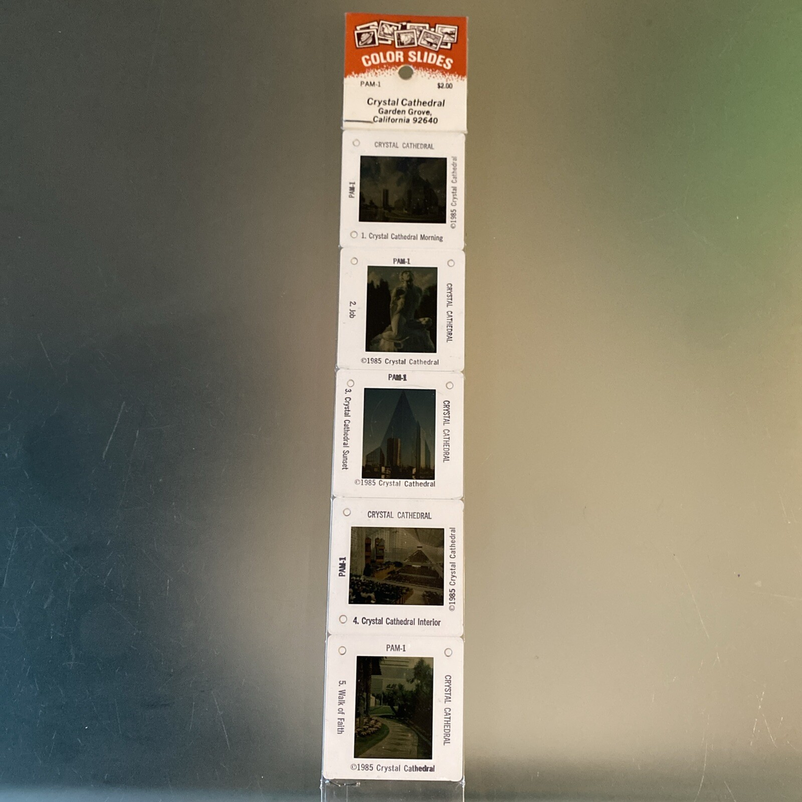 VTG 1985 Crystal Cathedral 5 Film Color Slides NIP, Sunset, Walk Of ...