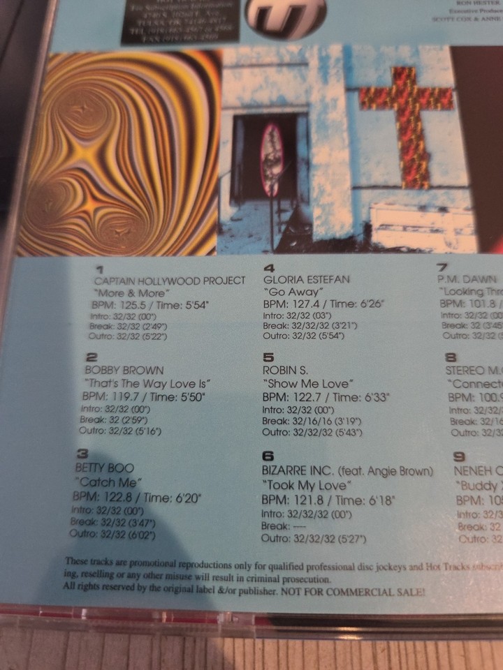 54 CD - Hot Tracks 12-3 DJ Remix Service; Artist DJ Listing in ...