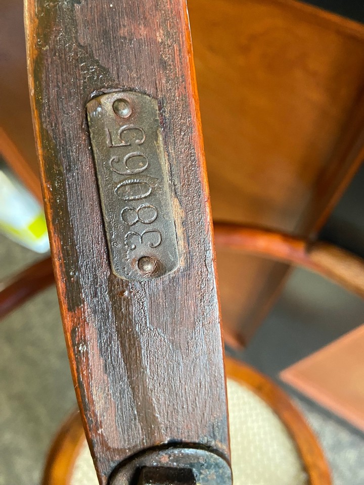 Antique Phone Switchboard Operator Stool, Adjustable Industrial ...