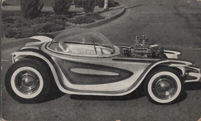 1961 Ed Roth Beatnik Bandit Bubble Top Vintage Arcade Exhibit Card ...