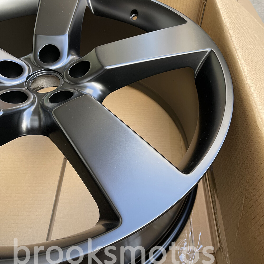 22" NEW SATIN BLACK 5 SPOKE WHEELS RIMS FITS FOR 2019+ LAND ROVER ...