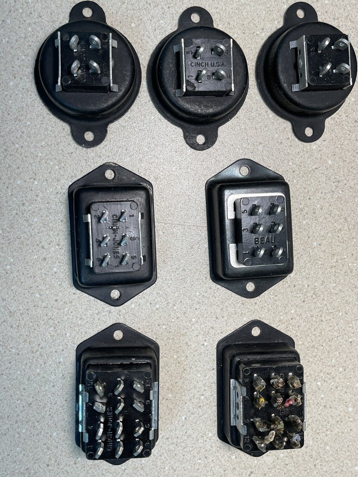 Cinch Jones Various Panel Connectors - New Old Stock | eBay