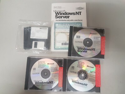Microsoft Windows NT Server with manual, CD, setup disks and service ...