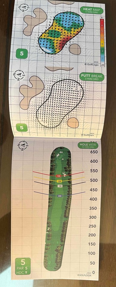 golf course yardage book / Green Maps | eBay