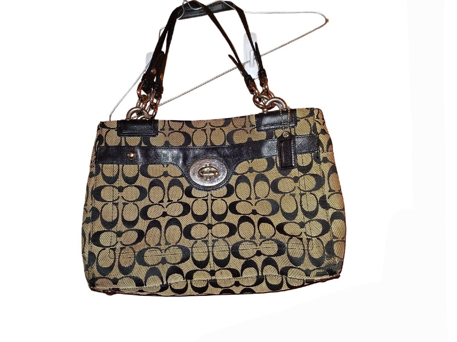 👜Coach Signature Penelope Purse & Wallet w/Coach Dus… - Gem