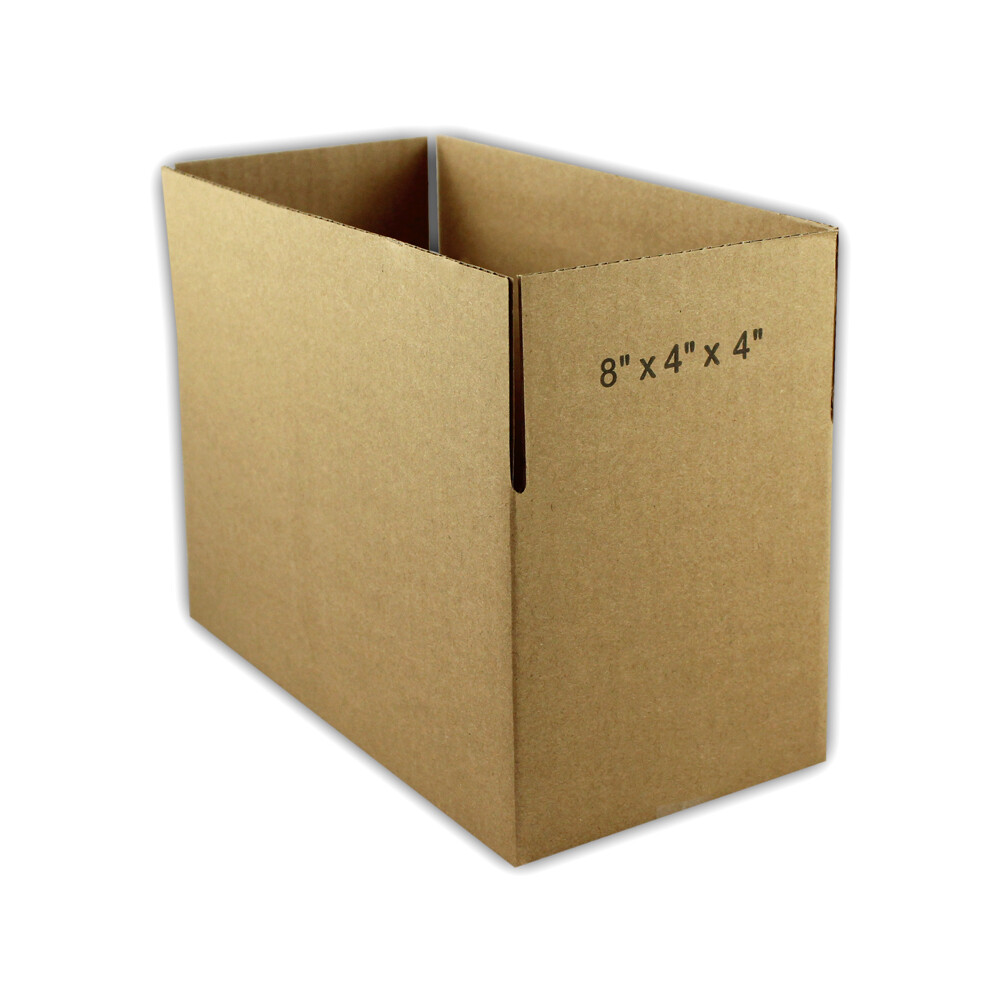 50 8x4x4 "EcoSwift" Brand Cardboard Box Packing Mailing Shipping ...