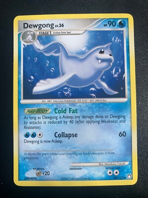 Dewgong Mysterious Treasures 45/123 Regular Uncommon Pokemon Trading ...