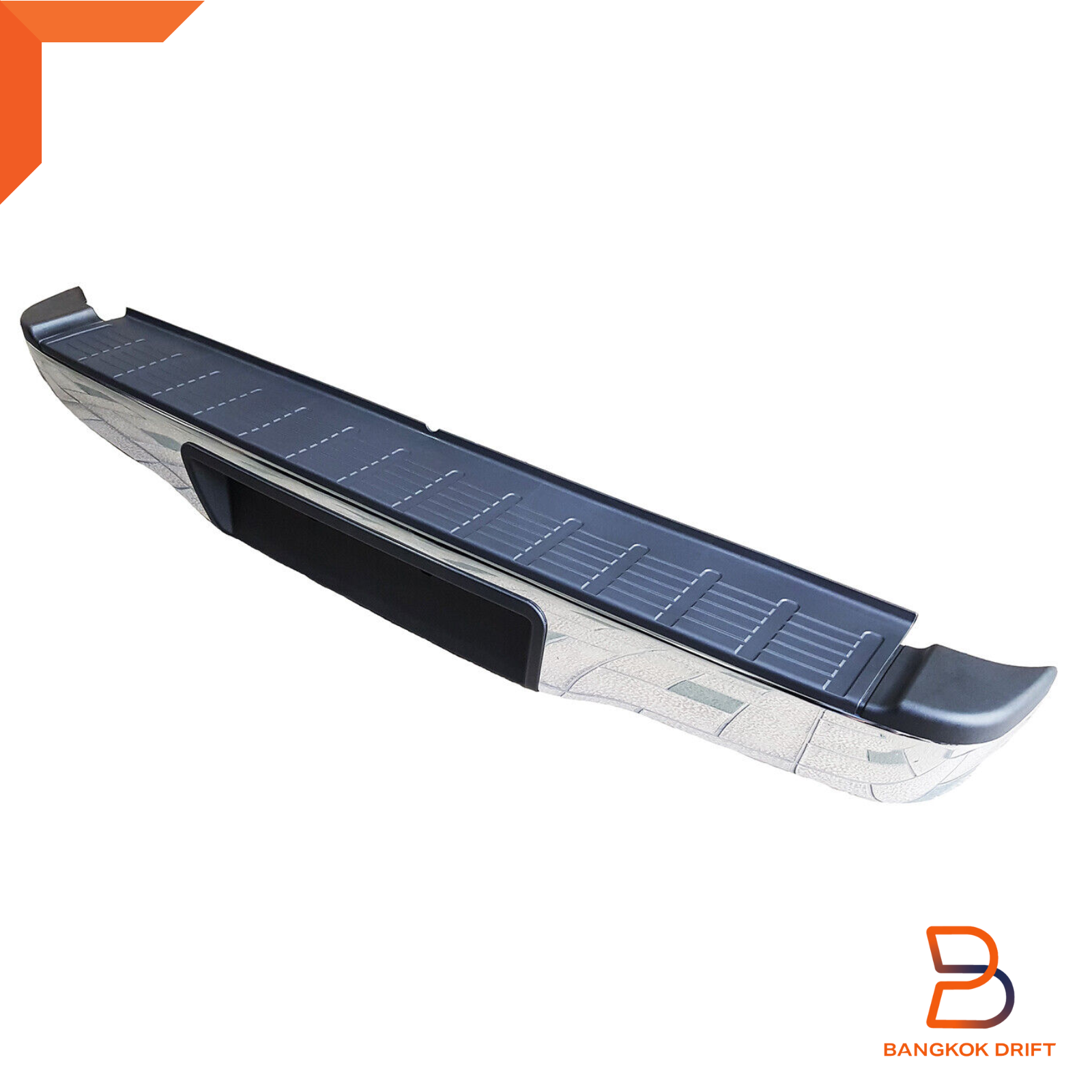 Chrome Rear Step Bumper Bar Assembly For Toyota Hilux Pickup MK6 MK7 ...