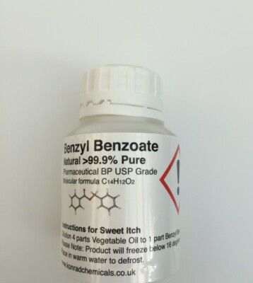 100ml Benzyl Benzoate 99.9% Pure USP/ BP /Pharma Grade | eBay