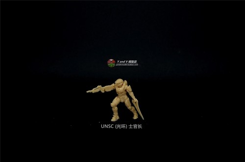 1/72 UNSC (Halo) Sergeant Major 1-Pack White Moulded Plain (3D Printed ...