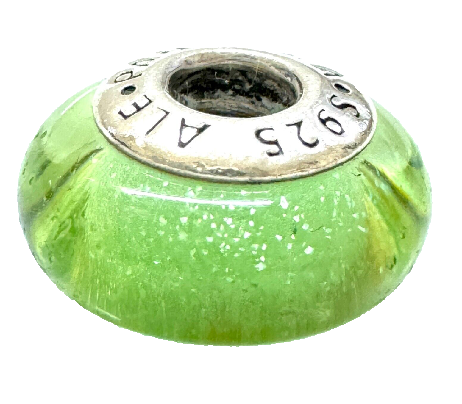 Pandora Disney Tinker Bell Signature Color Glow in the Dark Murano ...
