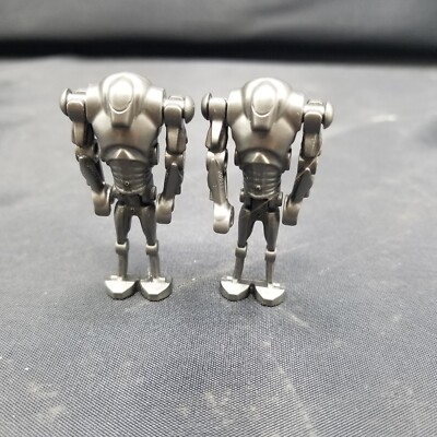 Lego Star Wars Lot of 2 Super Battle Droid Minifigure The Clone Wars ...