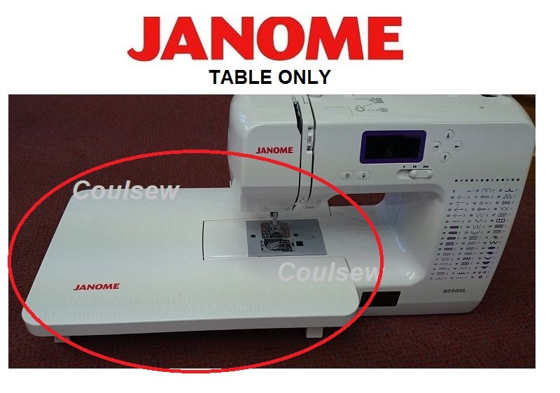 Janome Machine Extension Table XS50, 5030, 5050, 5100, DC6030, DC7100 ...