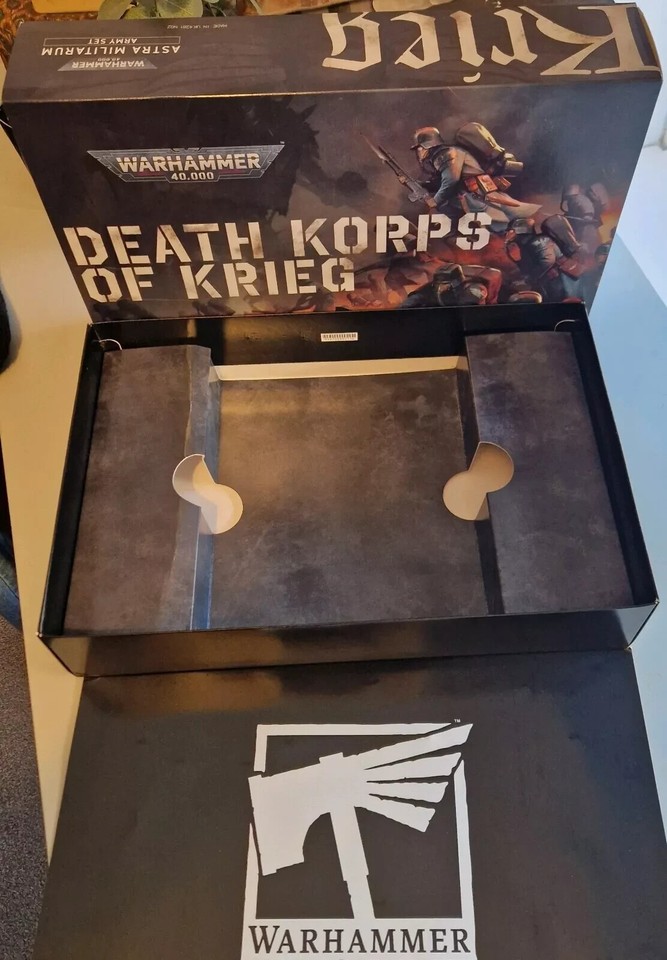 Warhammer 40k EMPTY Death korps of krieg Box Set | eBay