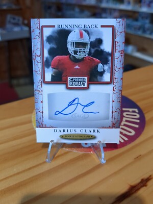 2021 Sage Darius Clark Rookie Autograph # A208 Newberry College ...