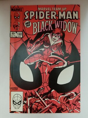 Marvel Team Up #140 (Marvel Comics, 1984) Spider-Man & Black Widow, VF ...