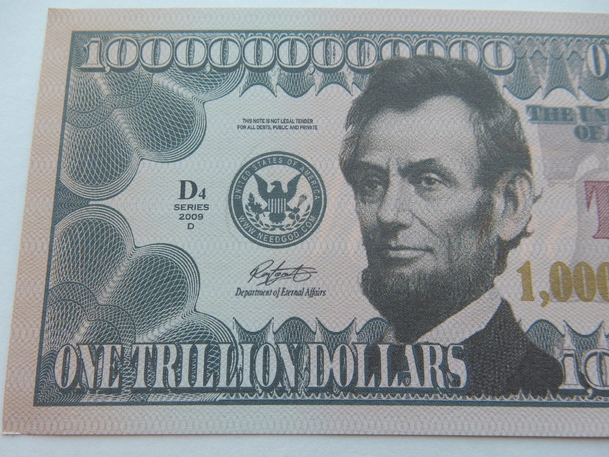 1000000000 Dollar Bill