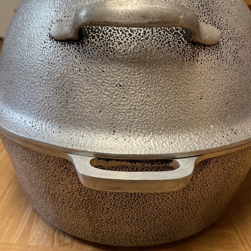 Pre-1936 Silver Seal Vintage 12 x17" Roaster w/ Lid Aluminum Cookware ...
