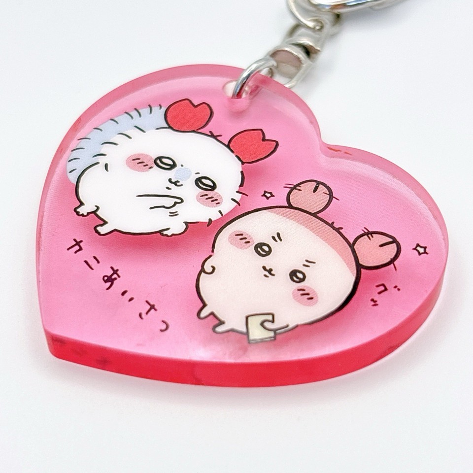Chiikawa Momonga Kani-chan Acrylic Key Ring Chain Japan Anime Manga ...