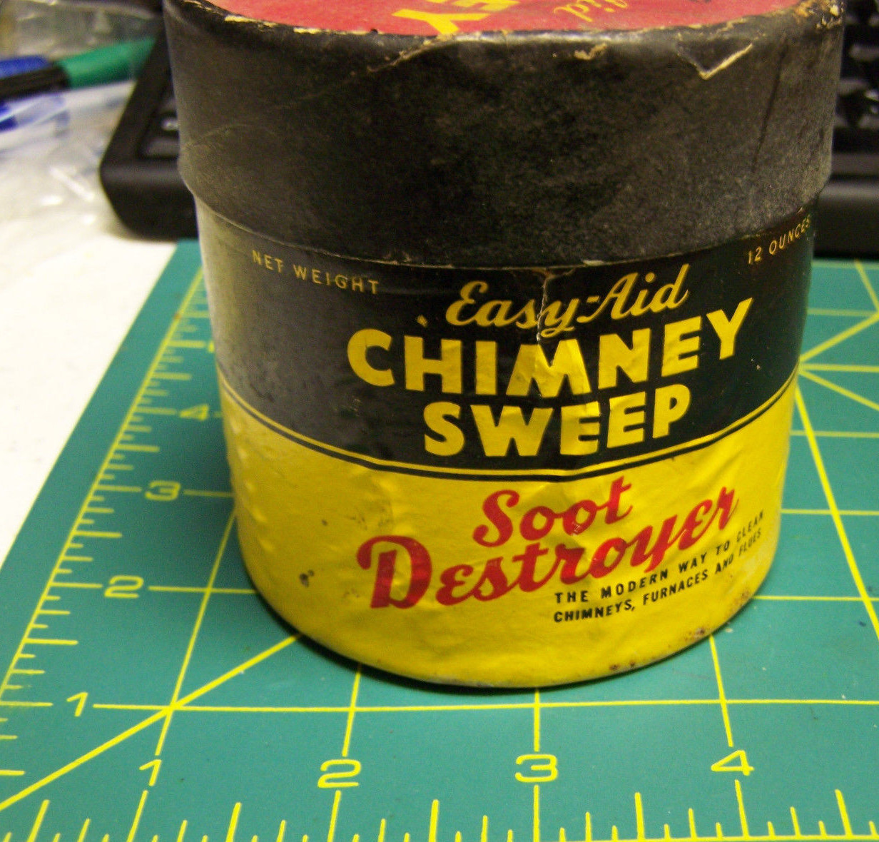 Easy Aid Chimney Sweep Soot Destroyer Canister - empty paper container ...