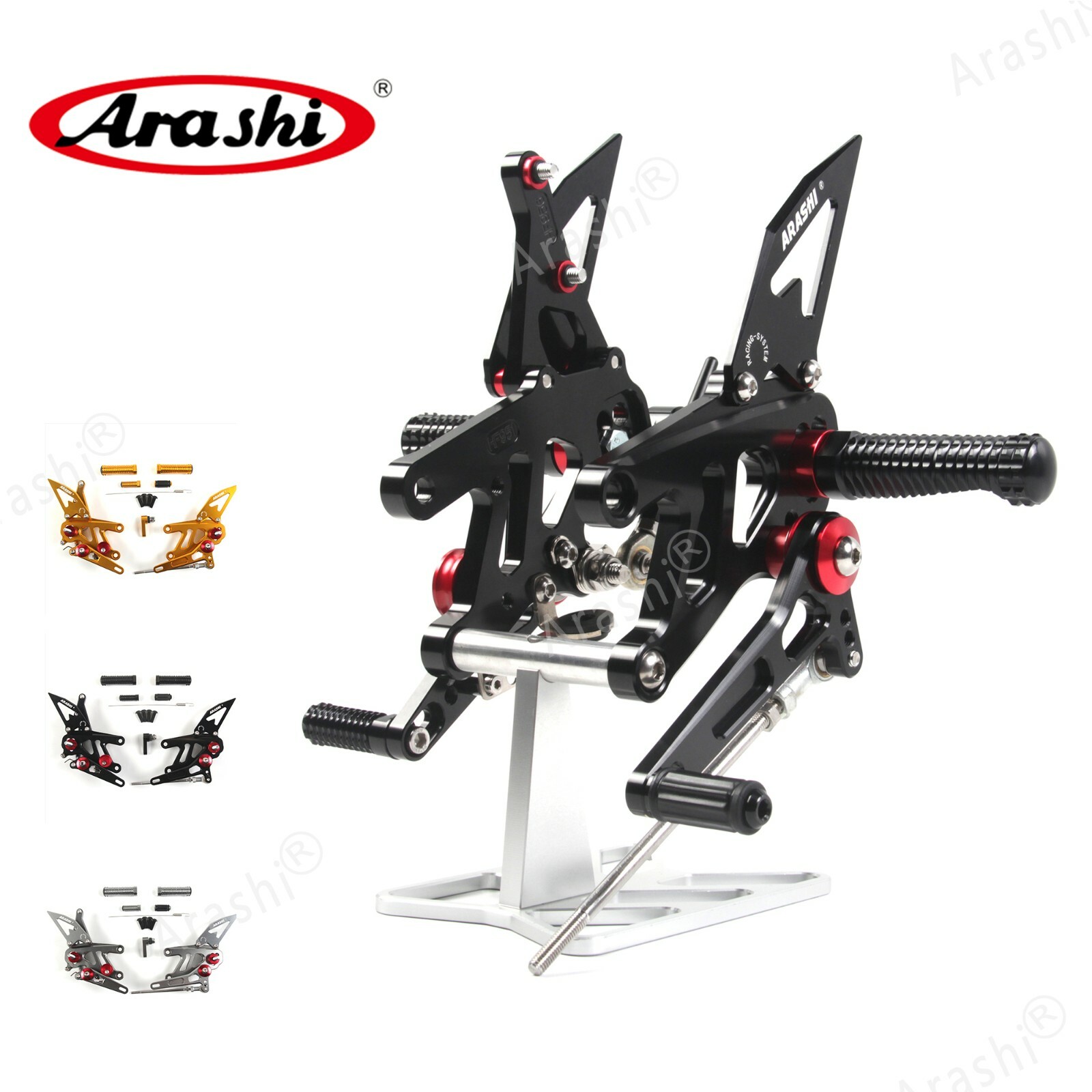 Racing Footrest Rearsets + GP Shifter For Aprilia RSV4 Factory APRC ...