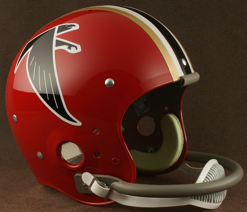 ATLANTA FALCONS 1966-1969 NFL Authentic THROWBACK Football Helmet | eBay