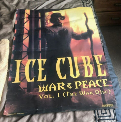 ICE CUBE WAR & PEACE VOL 1 PROMO POSTER 1998 24x36 RARE! | eBay