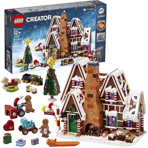 NEW IN BOX LEGO 10267 Christmas Gingerbread House Retired 2019 Sealed ...
