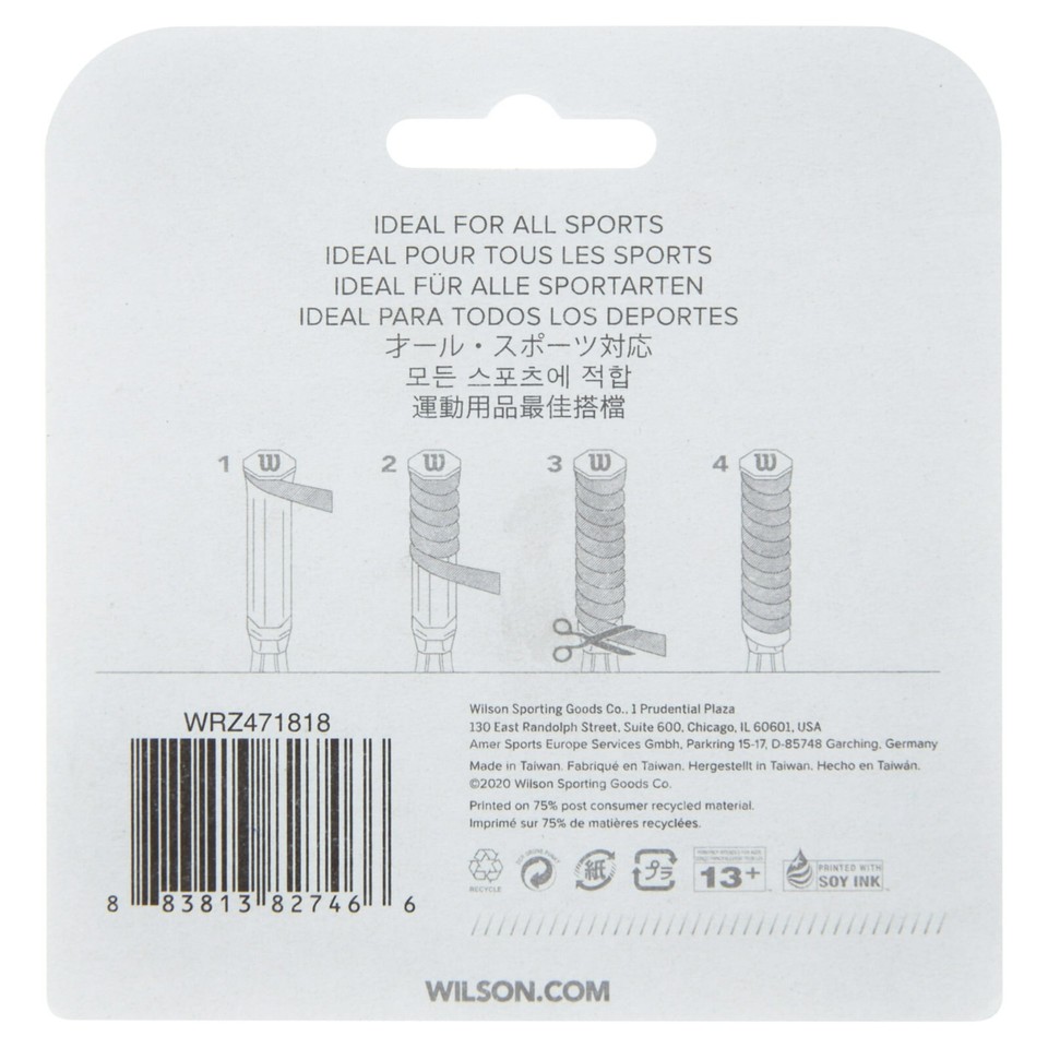 Wilson Ultra Wrap Tennis Racket Overgrip Wrap, Black 3 Pack. | eBay