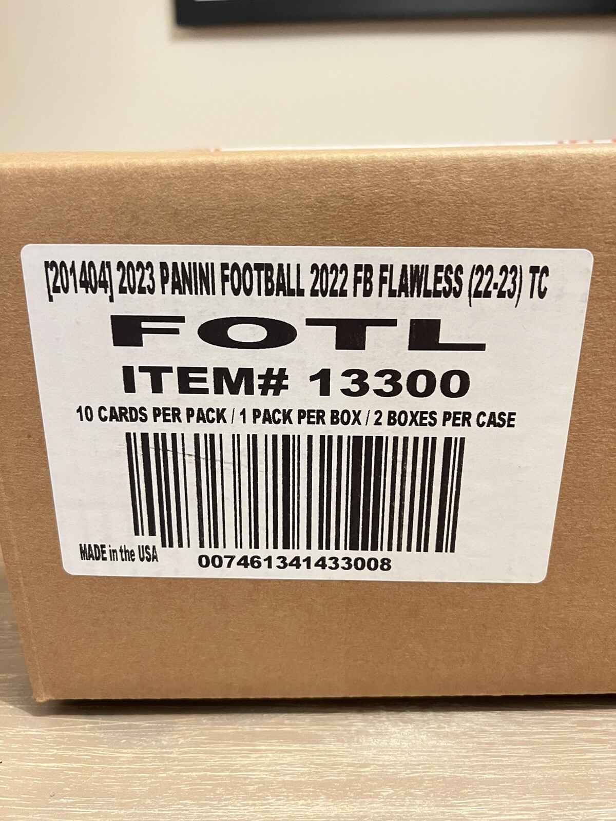 2022 Panini FLAWLESS NFL Football 2 Box FOTL CASE SEALED 1st First Off ...