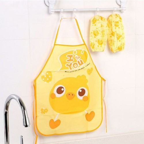 Waterproof Apron Cartoon Painting Smock Creativity Bib for Child | eBay ...