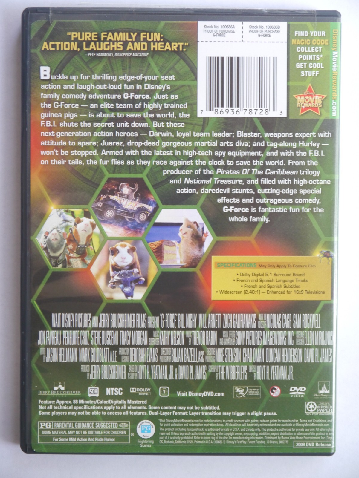 (E-6) Disney: G-Force. DVD | eBay